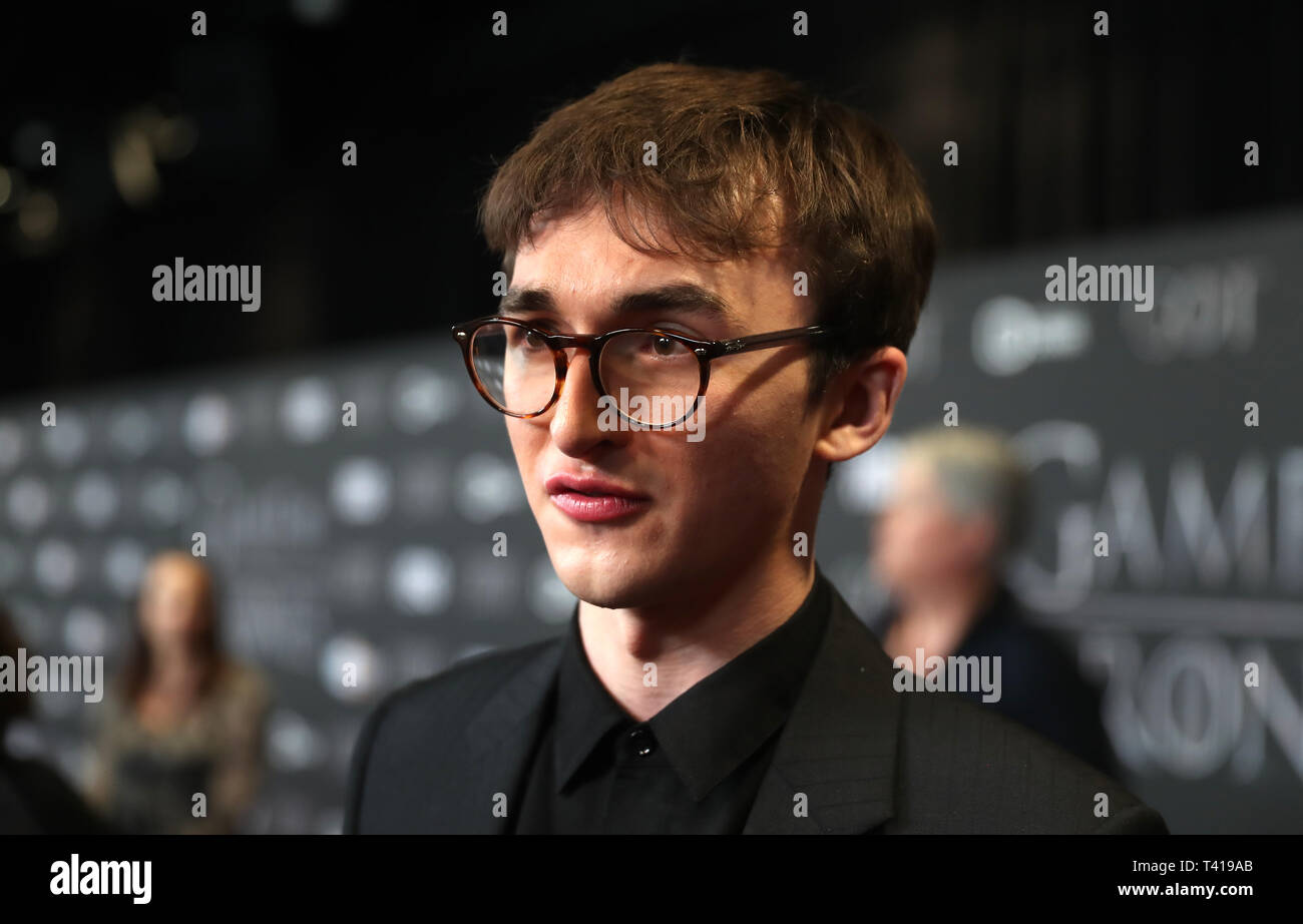 Issac Hempstead attending the Game of Thrones Premiere, held at ...