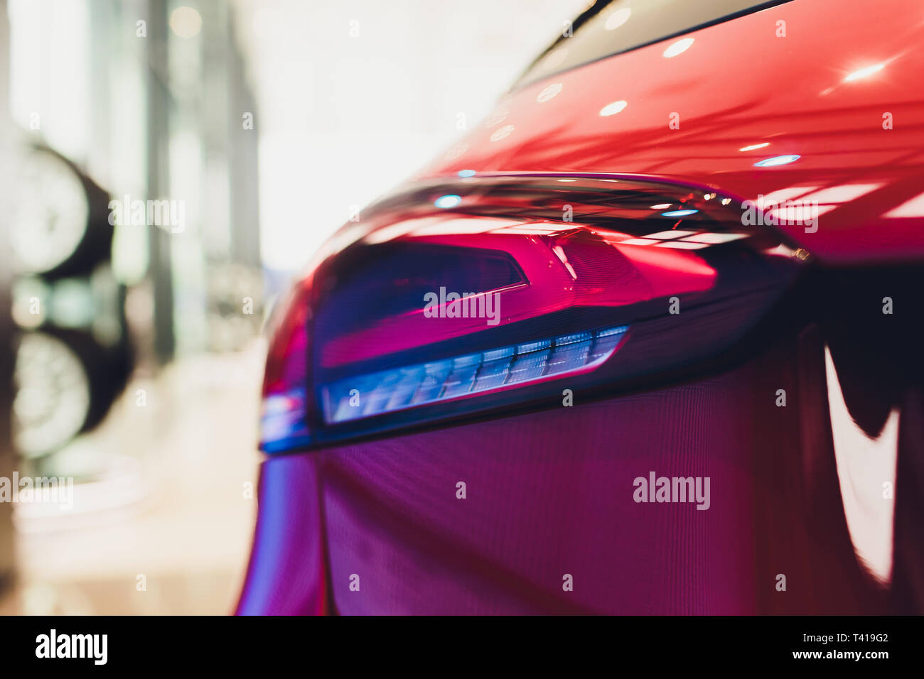 Brake lights illuminate hi-res stock photography and images - Alamy