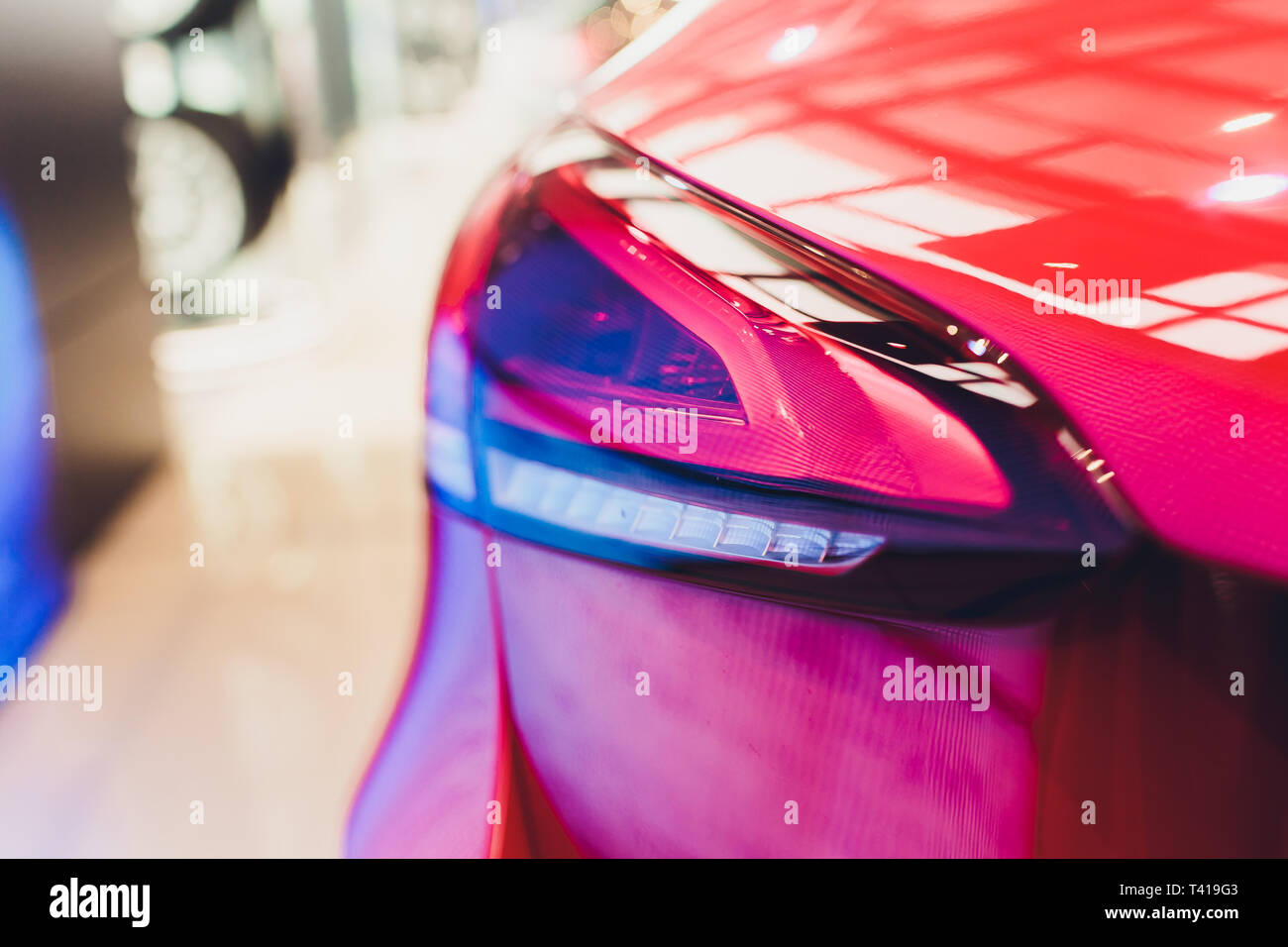 Brake lights illuminate hi-res stock photography and images - Alamy