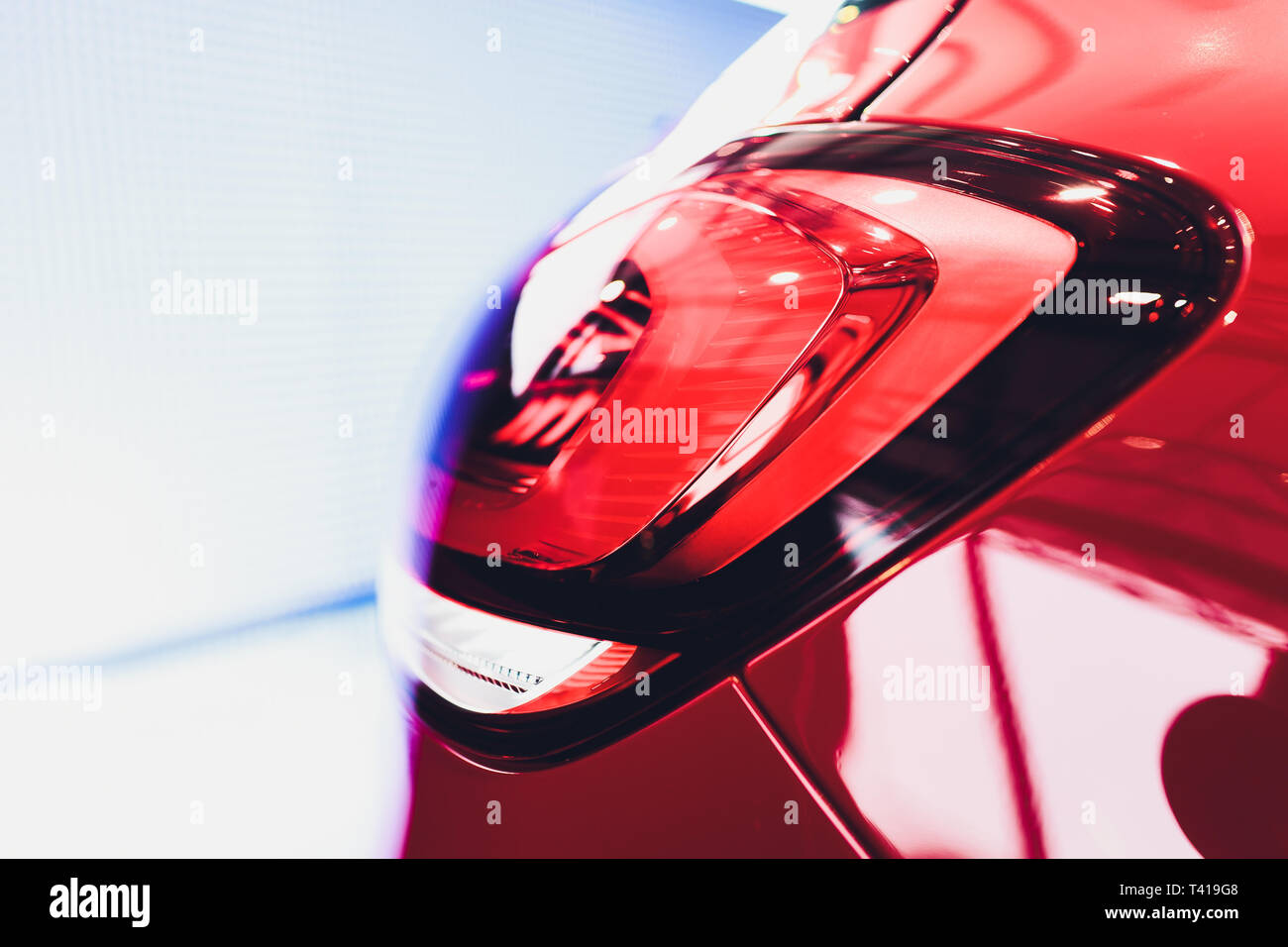 Brake lights illuminate hi-res stock photography and images - Alamy