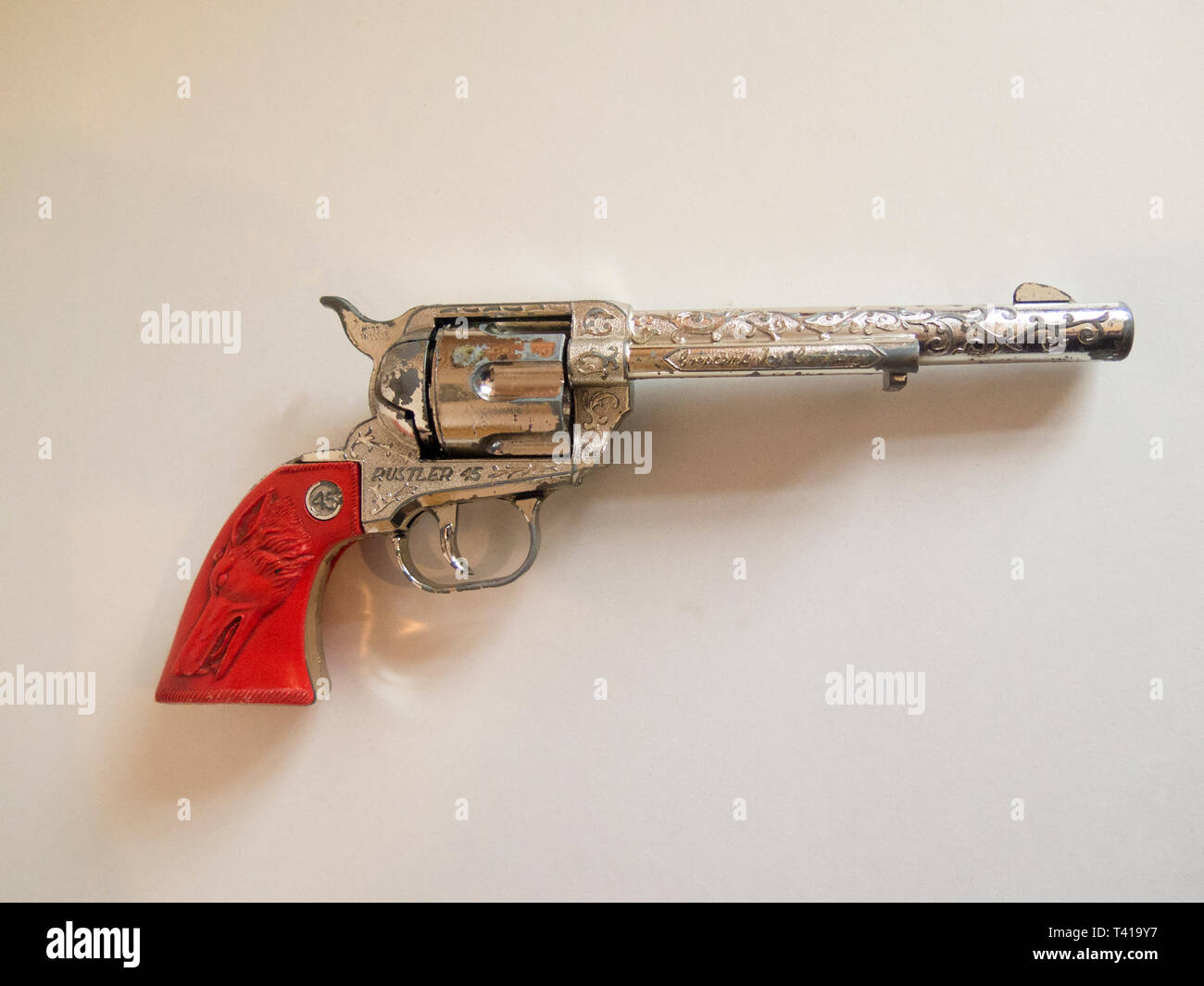 Crescent Toy Company Rustler 45 cap gun Stock Photo - Alamy
