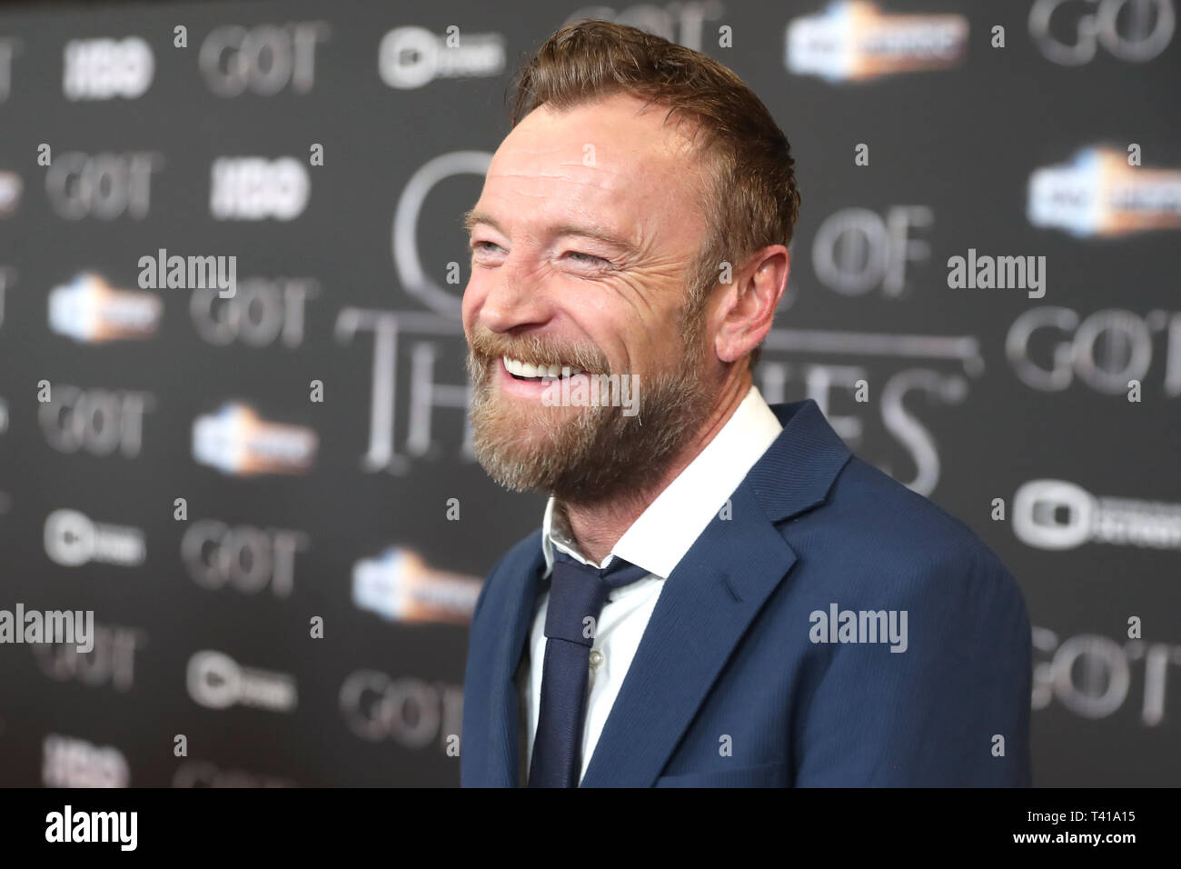Richard Dormer attending the Game of Thrones Premiere, held at ...