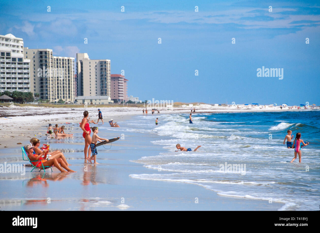 Alabama Gulf Coast Baldwin County Gulf Shores,surf Gulf of Mexico shore ...