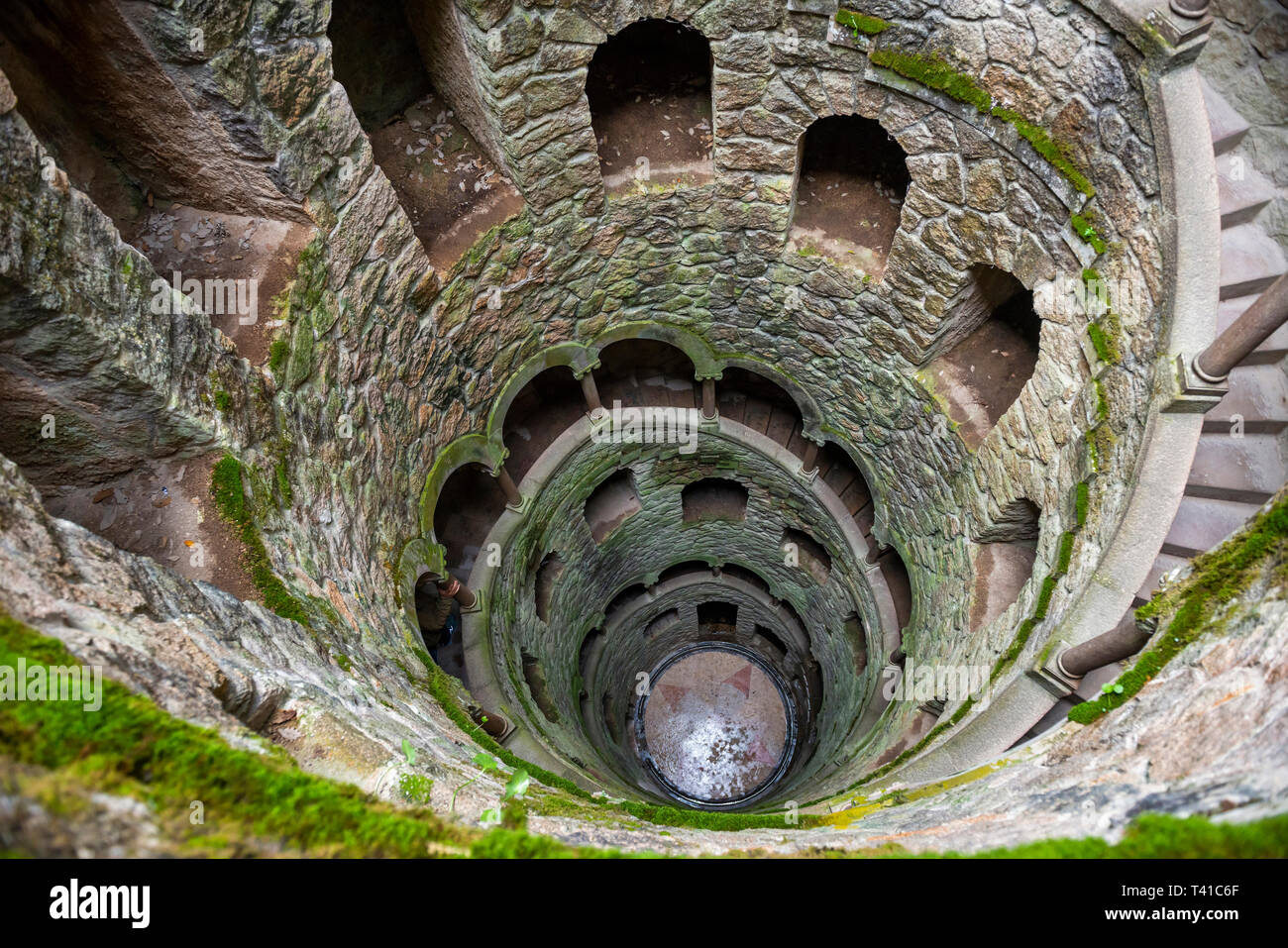 One of the 'Initiation' wells or inverted towers in the grounds of the ...
