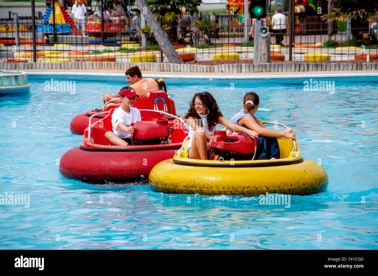 Super track amusements water tube bumper ride hi-res stock photography ...