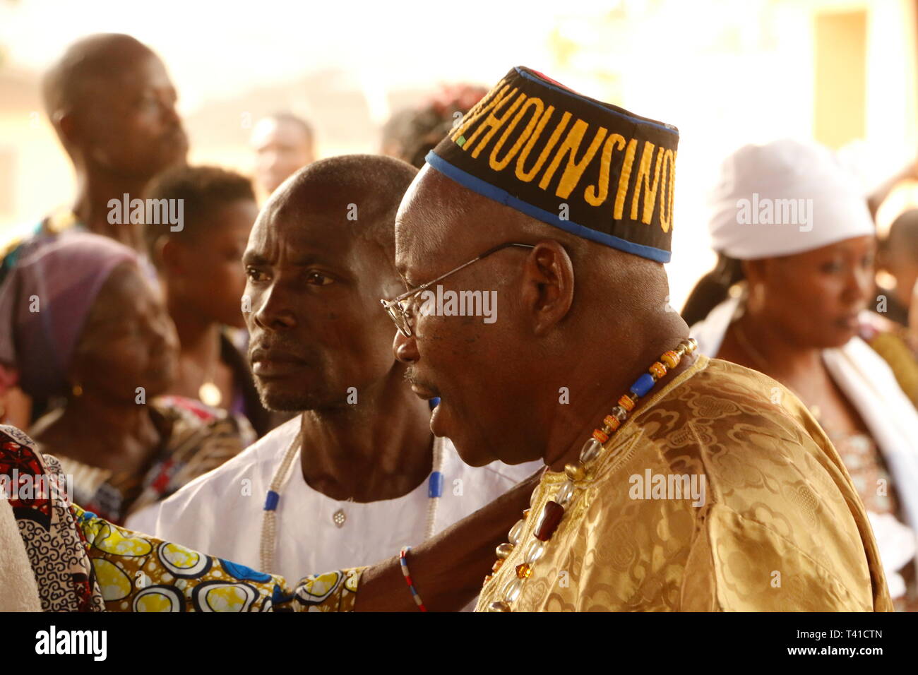 Ouidah, Benin, Voodoo festival in the center of Ouidah on 10 january ...