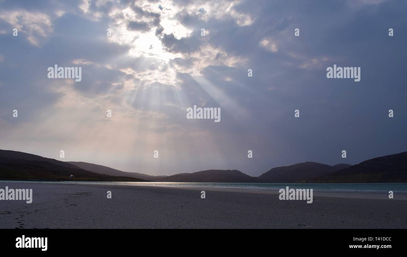 Light rays beach hi-res stock photography and images - Alamy