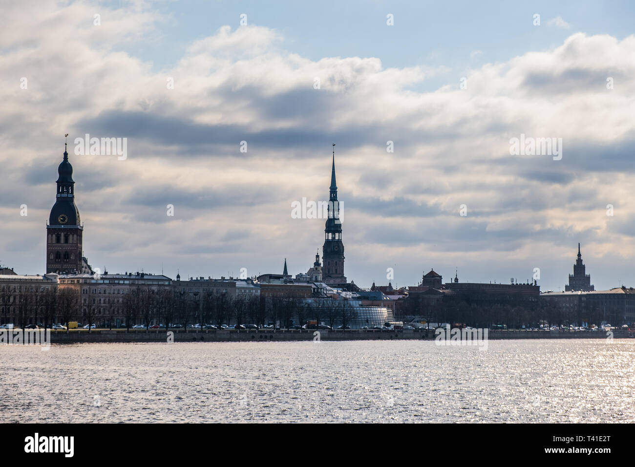 Skyline of Riga, Latvia during a summers day Stock Photo - Alamy