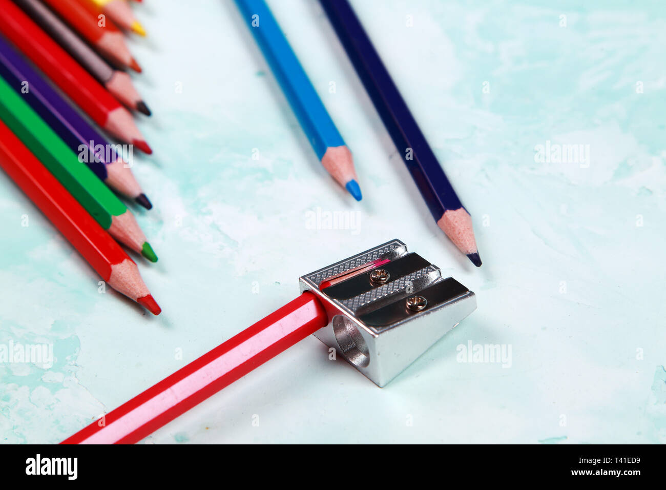 colorful pencils for drawing and creativity Stock Photo - Alamy
