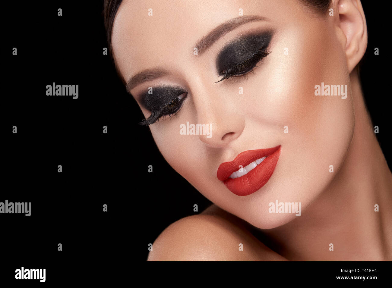 Make up model Stock Photo - Alamy