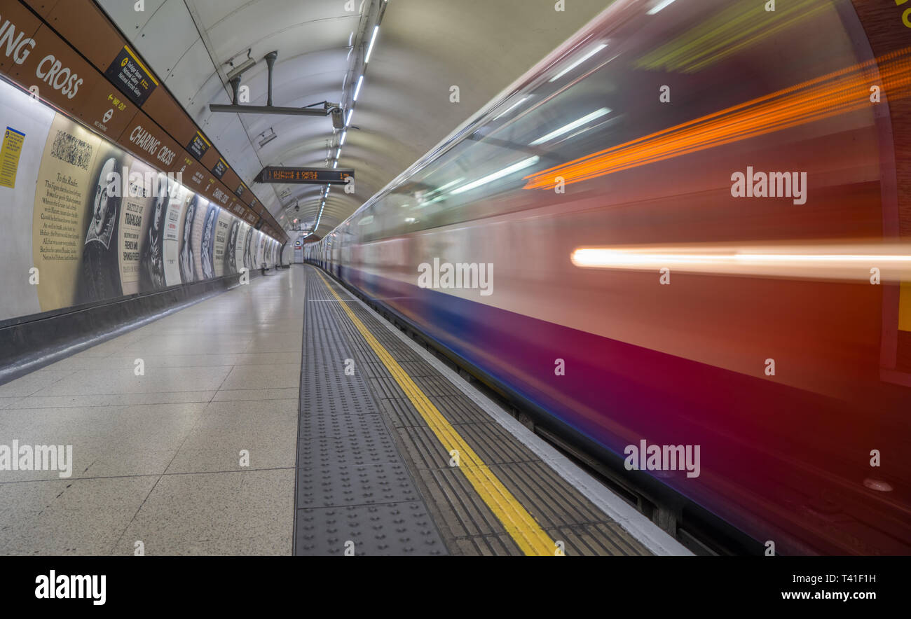 Charing cross subway hi-res stock photography and images - Alamy