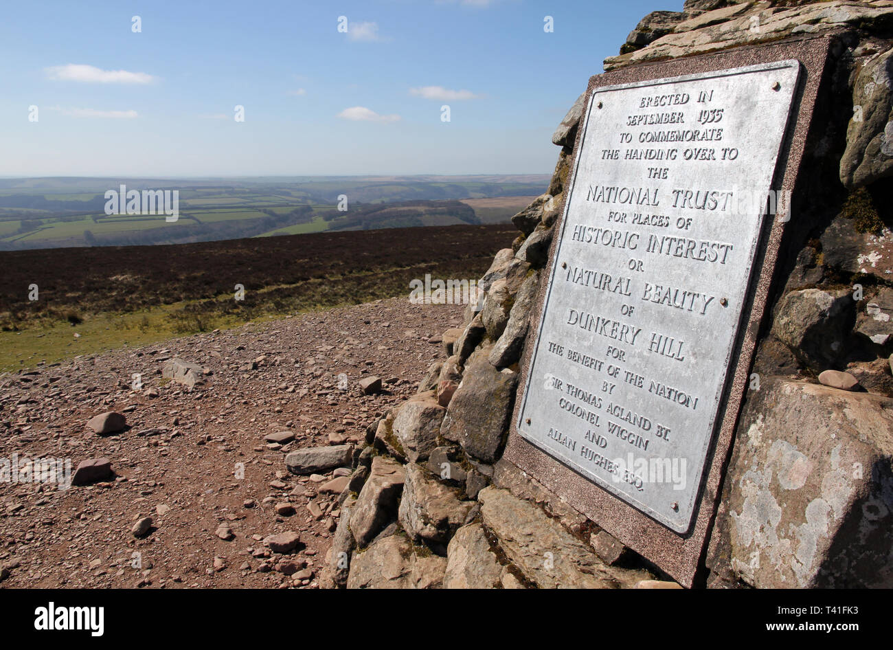 Dunkery Beacon Exmoor Stock Photo - Alamy