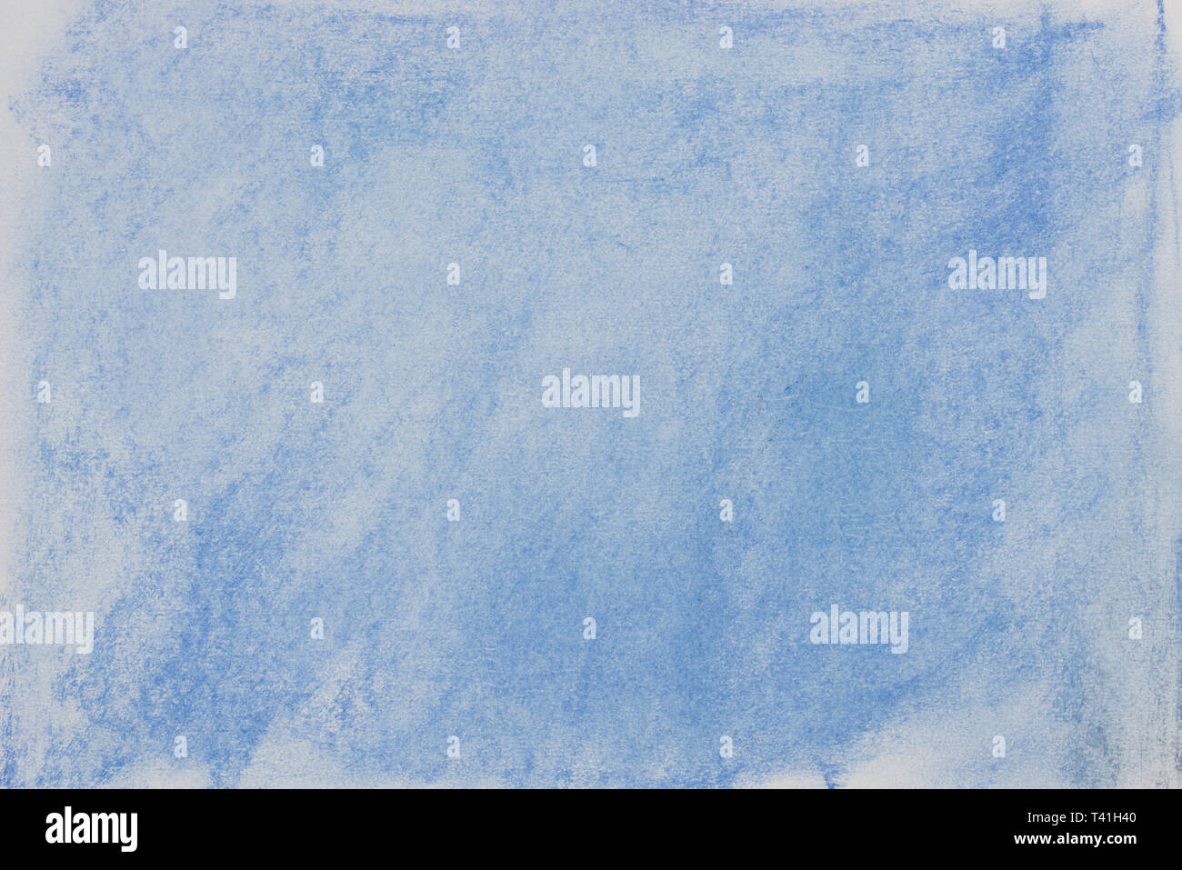 blue color pastel crayon on paper background texture Stock Photo - Alamy