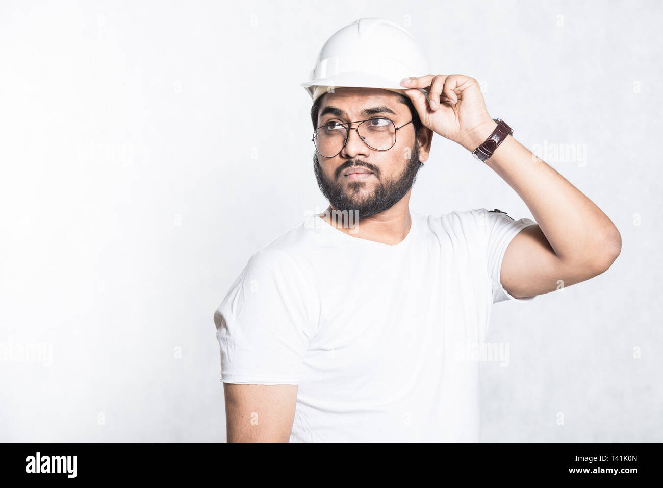 Closeup young beautiful smart engineer hi-res stock photography and ...