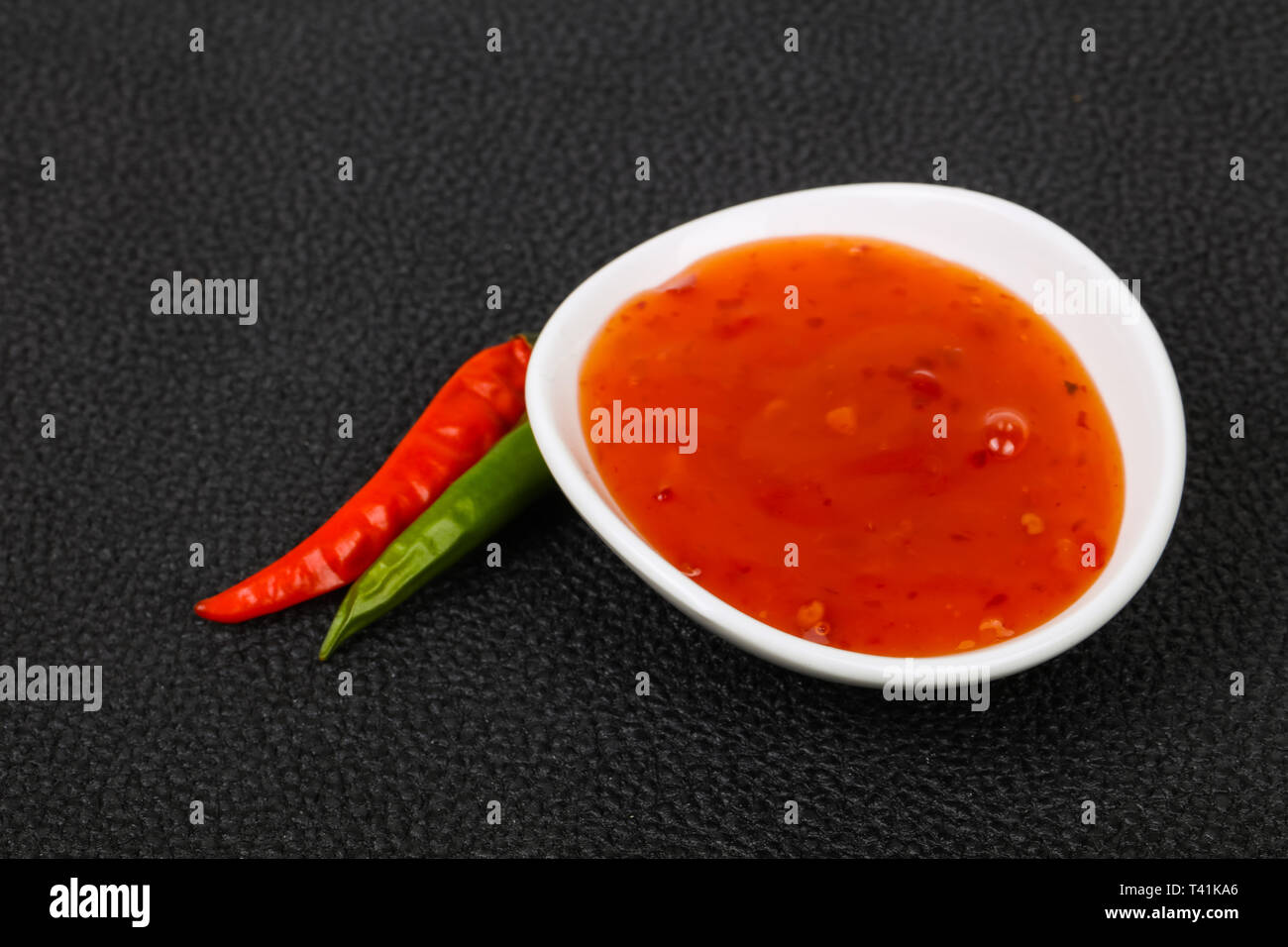 Sweet and spicy chilli sauce in the bowl Stock Photo - Alamy