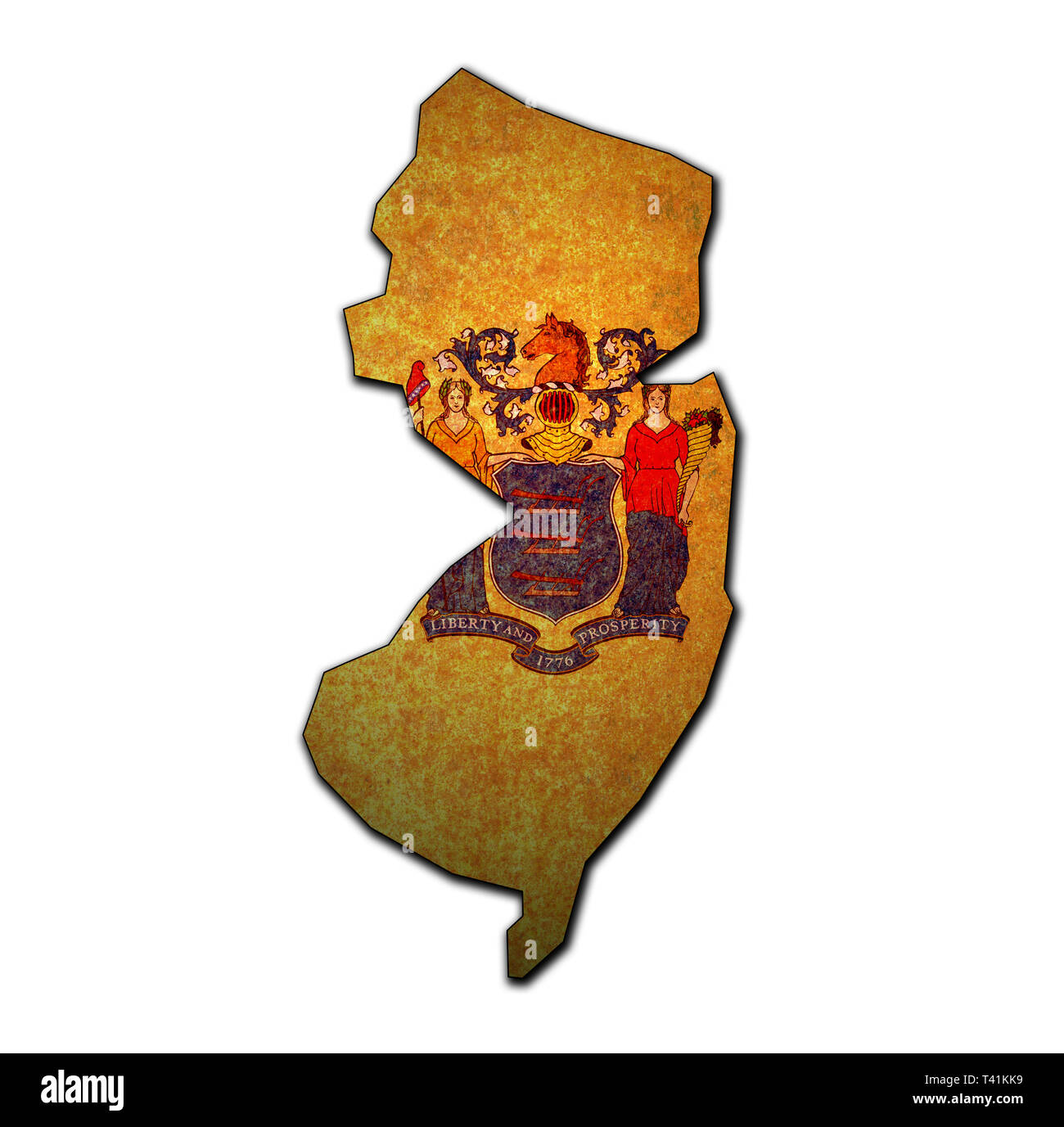 Jersey coat of arms hi-res stock photography and images - Alamy
