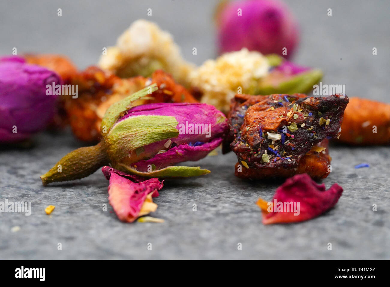 Floral Dried Tea Stock Photo - Alamy