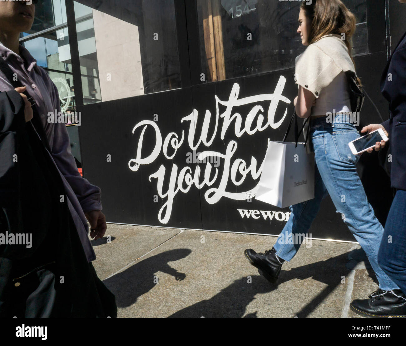 Wework sign hi-res stock photography and images - Alamy