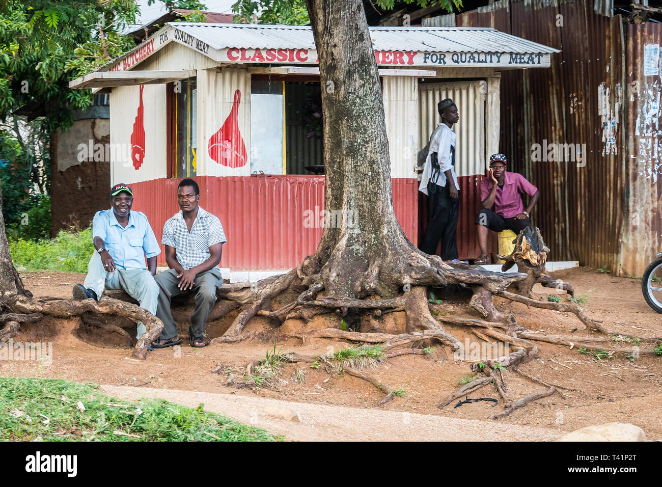Village butcher shop front hi-res stock photography and images - Alamy