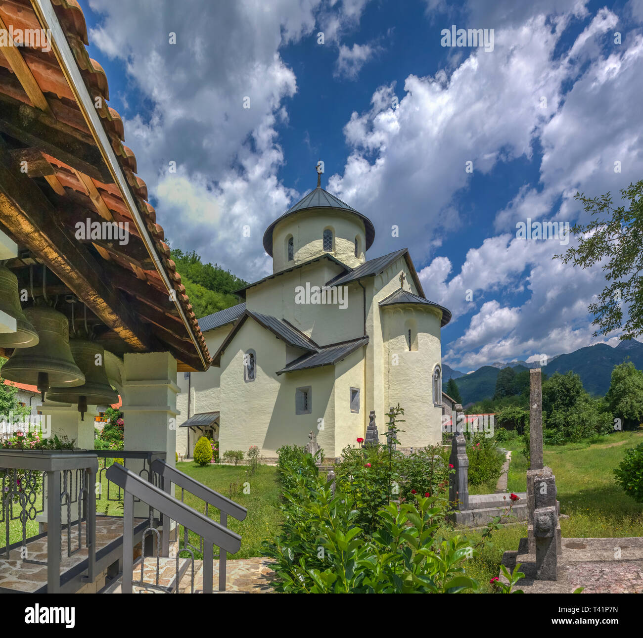 Moraca Monastery in Montenegro Stock Photo - Alamy