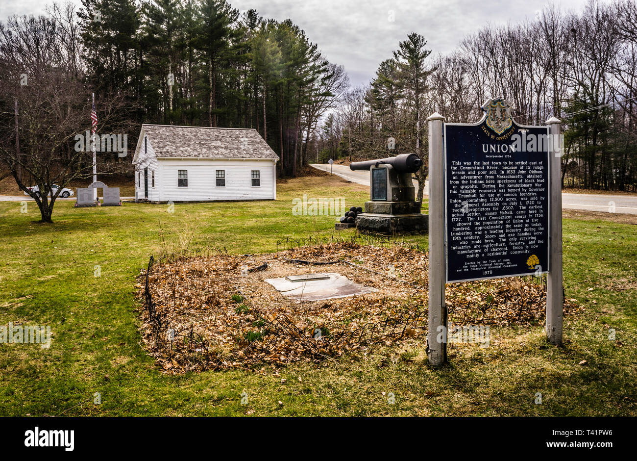 Union Green Historic District Union, Connecticut, USA Stock Photo - Alamy