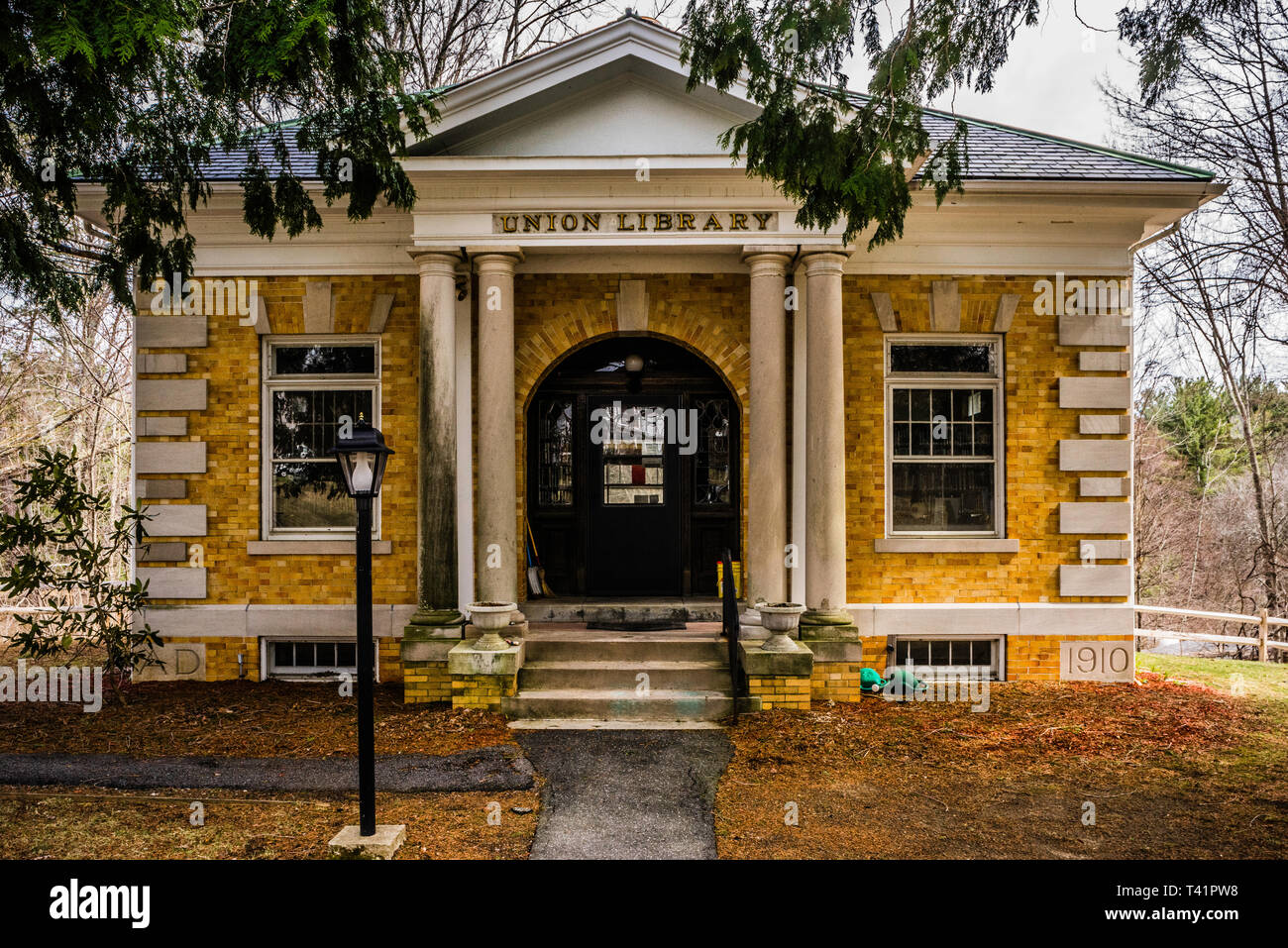 Union library Union Green Historic District Union, Connecticut, USA ...
