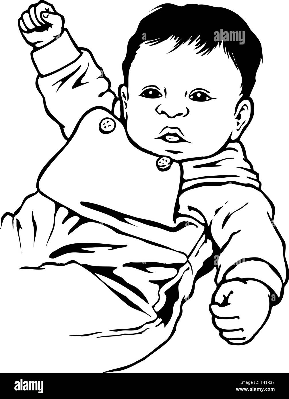 Baby Vector Illustration Stock Vector Image & Art - Alamy