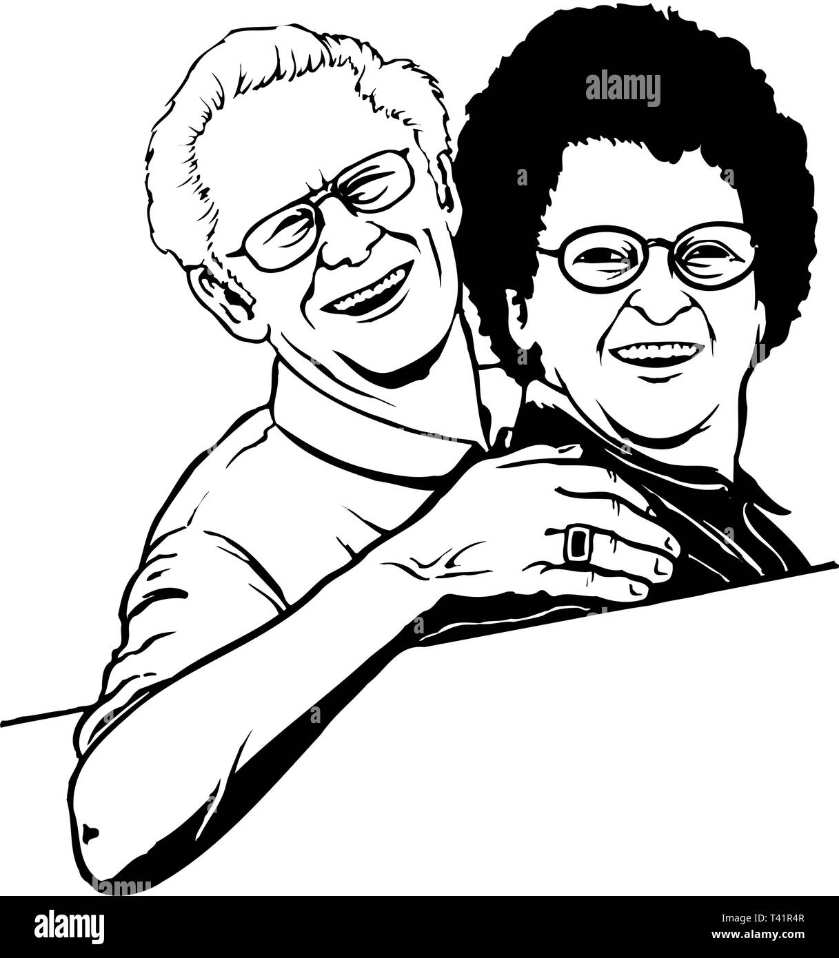 Senior Couple Vector Illustration Stock Vector Image & Art - Alamy Senior Couple Vector Illustration Stock Vector Image & Art - Alamy