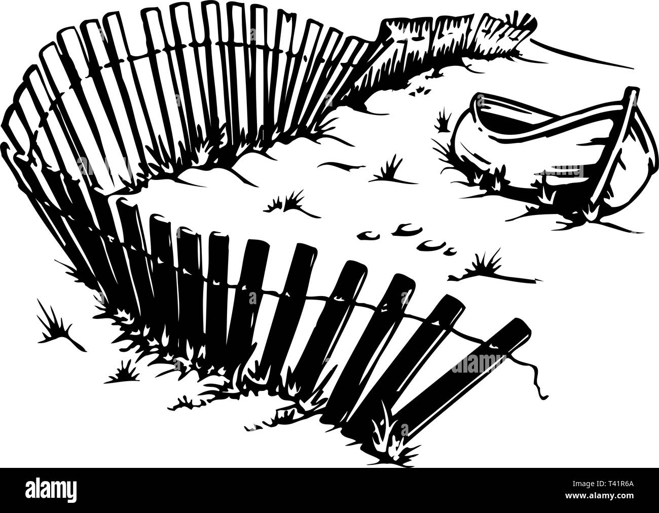 Ocean boat on beach Black and White Stock Photos & Images - Alamy