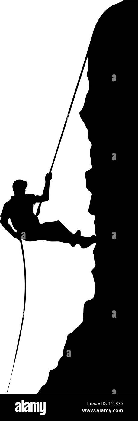 Mountain Climber Vector Illustration Stock Vector Image & Art - Alamy