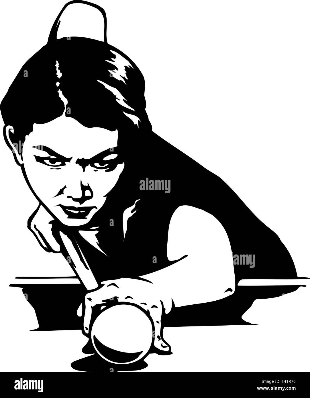 Pool Shooter Vector Illustration Stock Vector Image & Art - Alamy