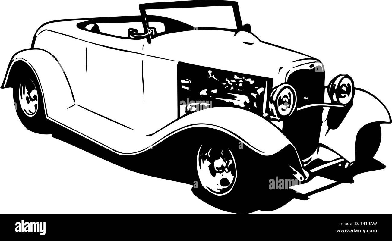 Street Rod Vector Illustration Stock Vector Image & Art - Alamy