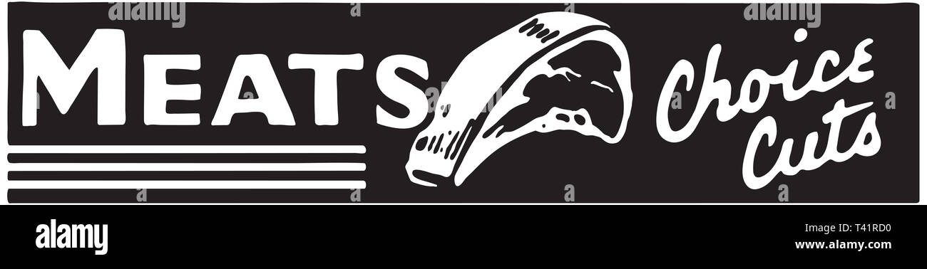 Meats Choice Cuts Stock Photo - Alamy