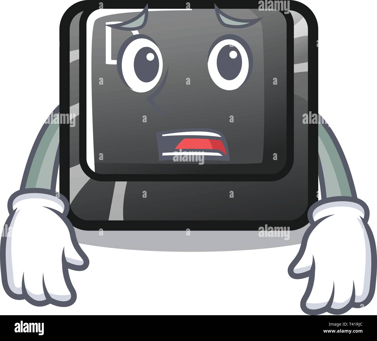 Afraid D button installed in game character Stock Vector Image & Art ...