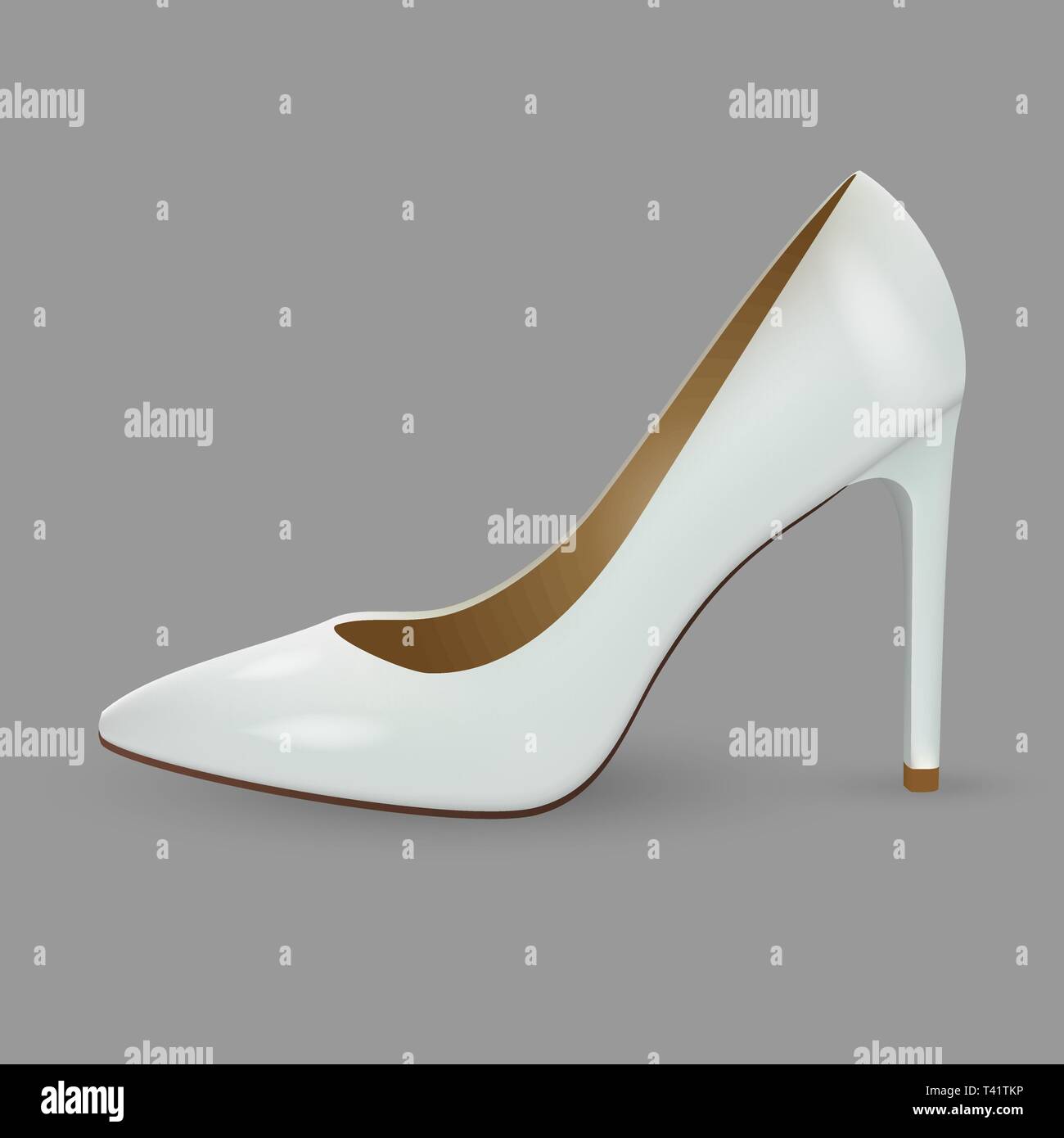 realistic women shoes isolated vector illustration Stock Vector Image ...