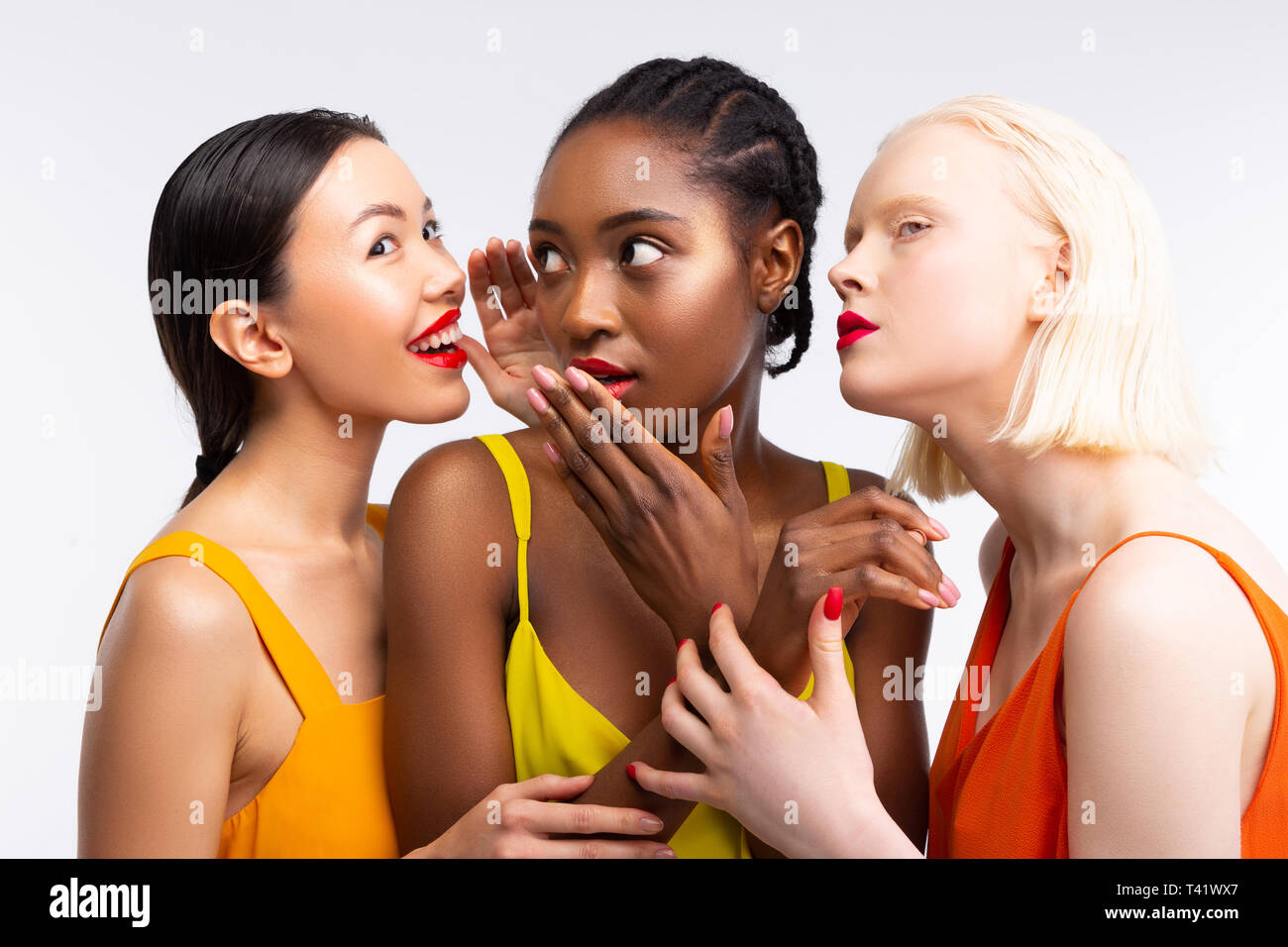 Women gossiping african american hi-res stock photography and images ...