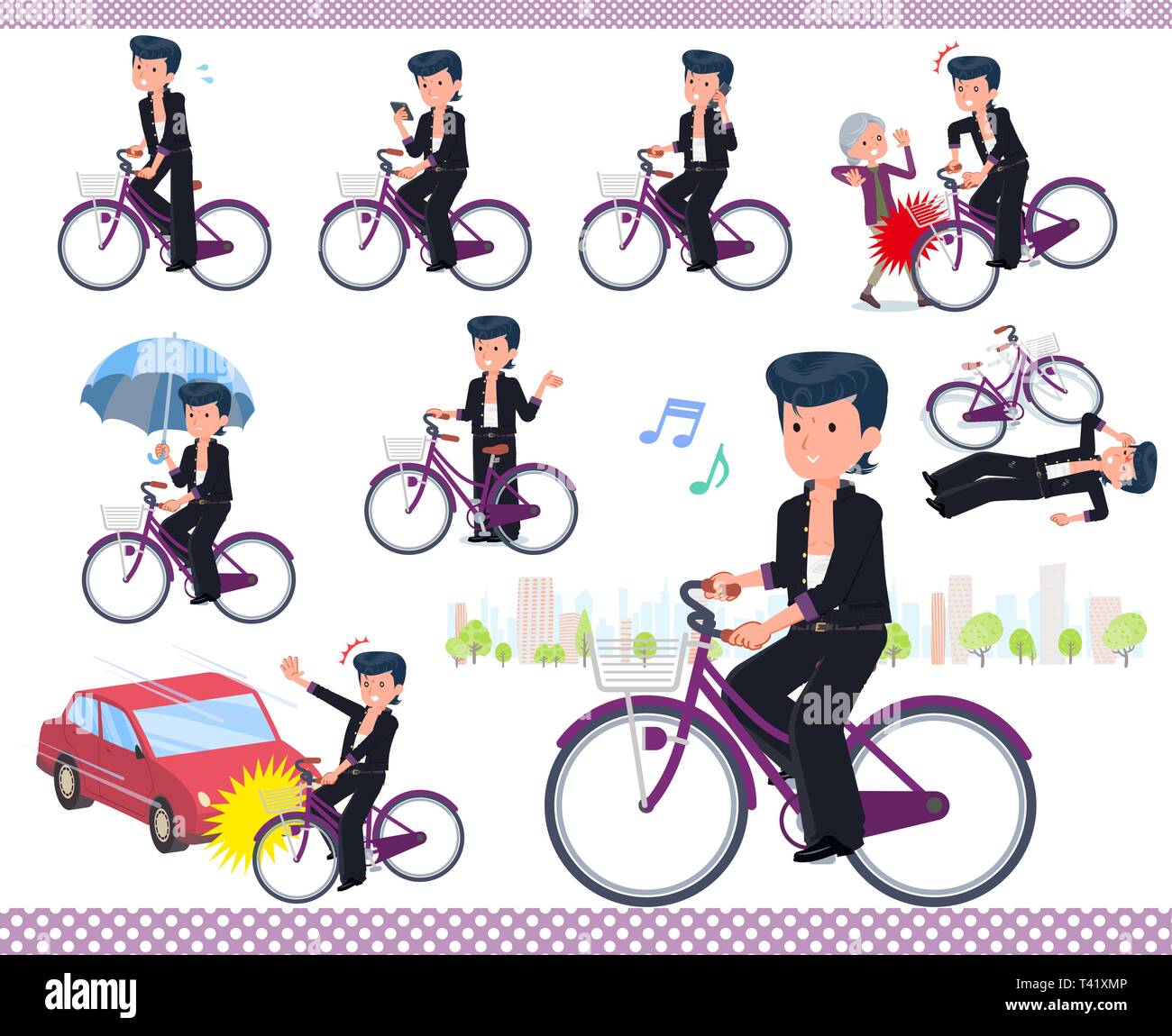 Bad road manners Stock Vector Images - Alamy