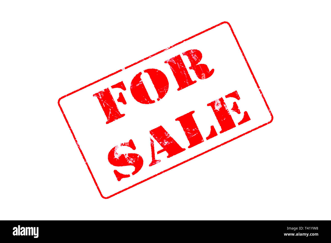 Rubber stamp concept showing a red stamp reading For Sale Stock Photo ...