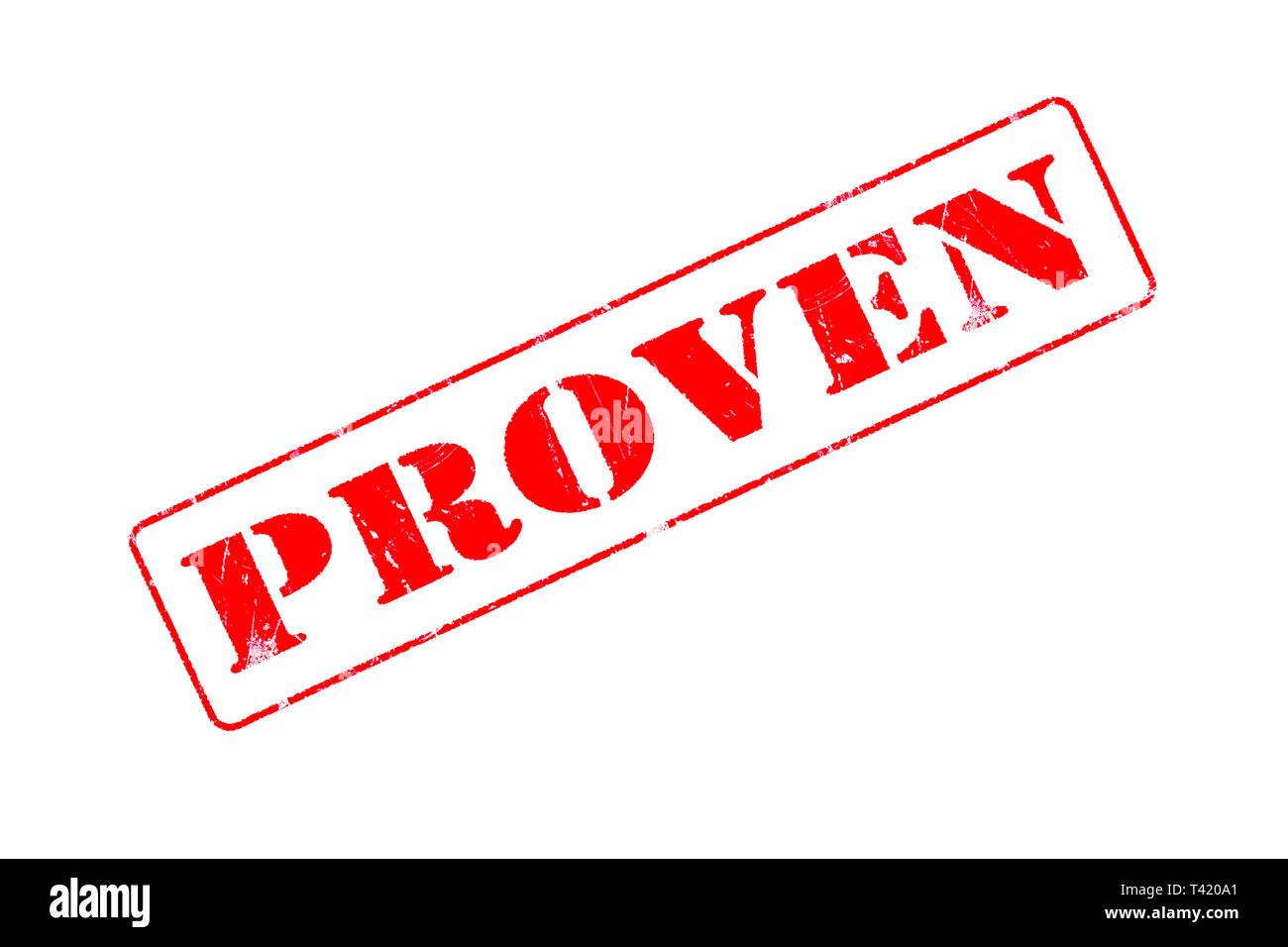 True stamp rectangular stamp Cut Out Stock Images & Pictures - Alamy