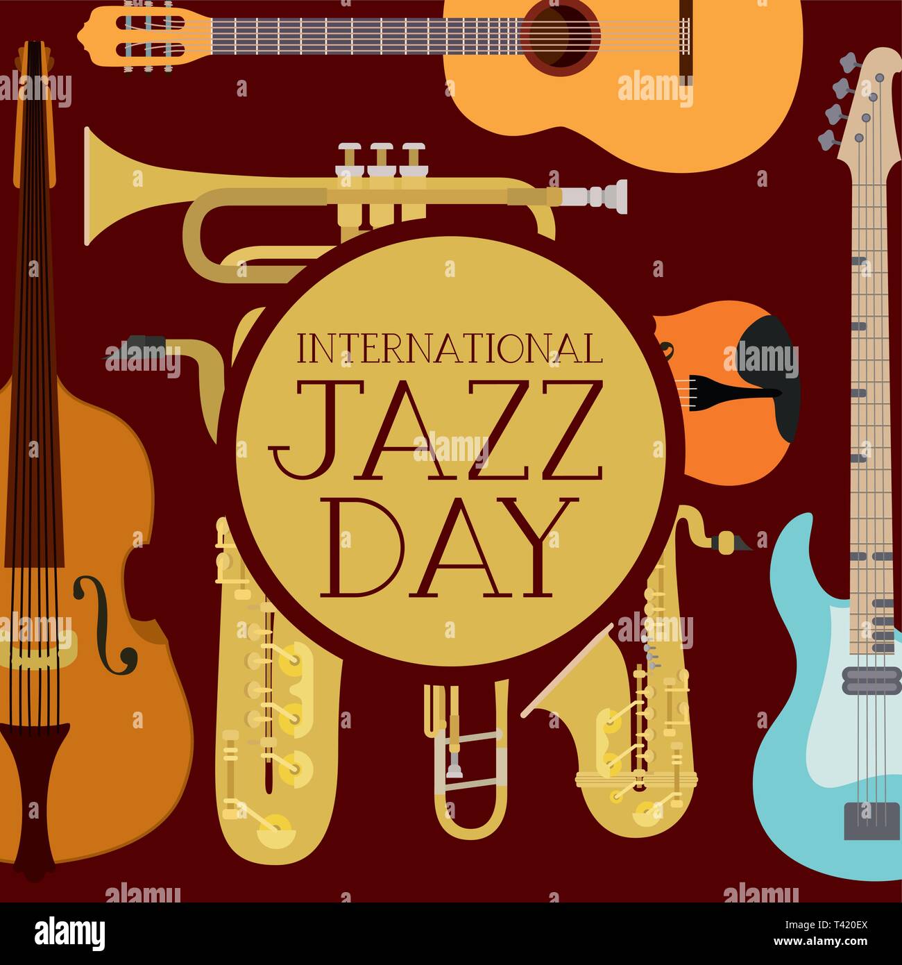 Air guitars Stock Vector Images - Alamy