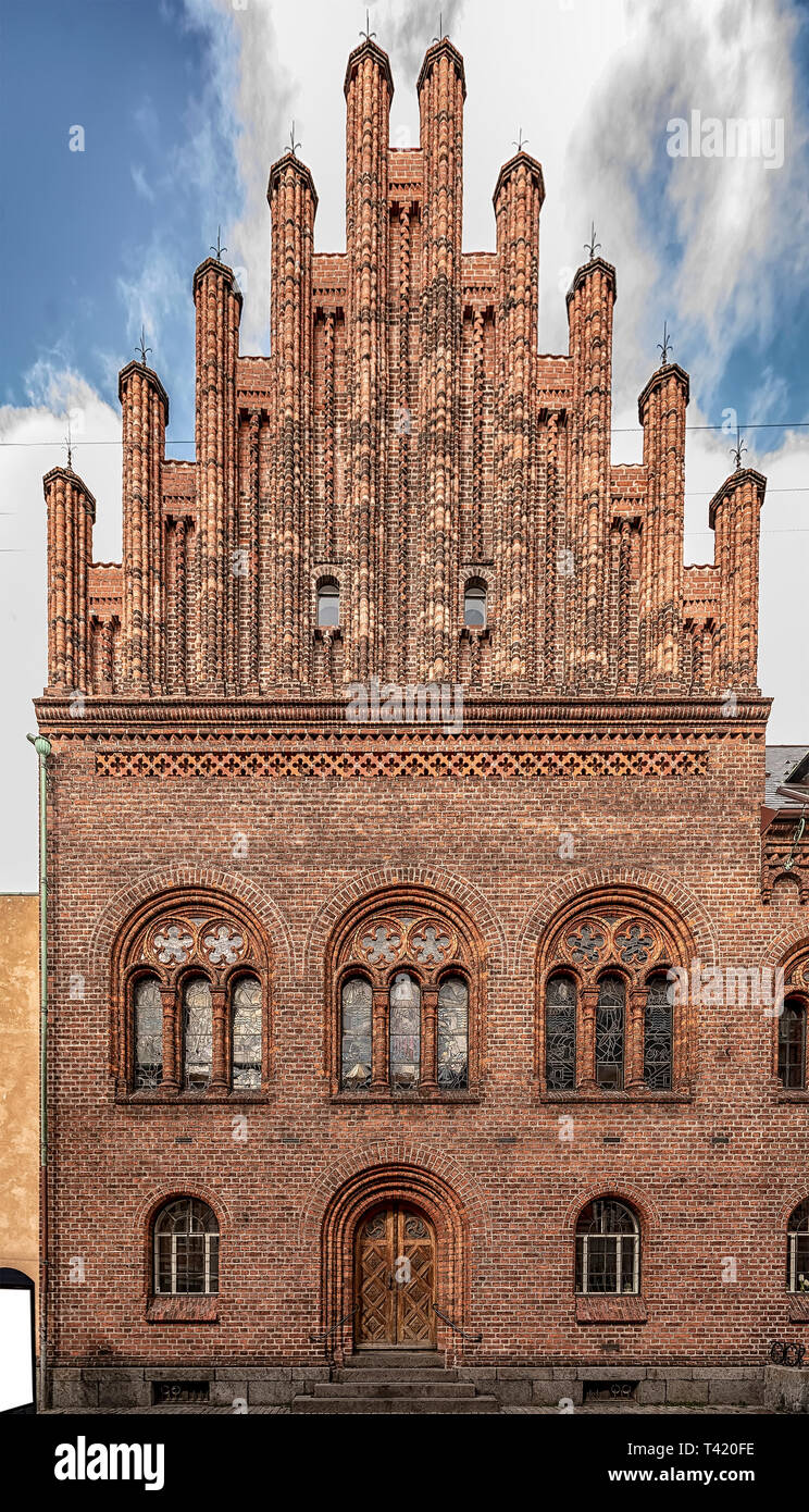 The facade of the town hall at Helsingor in Denmark Stock Photo - Alamy