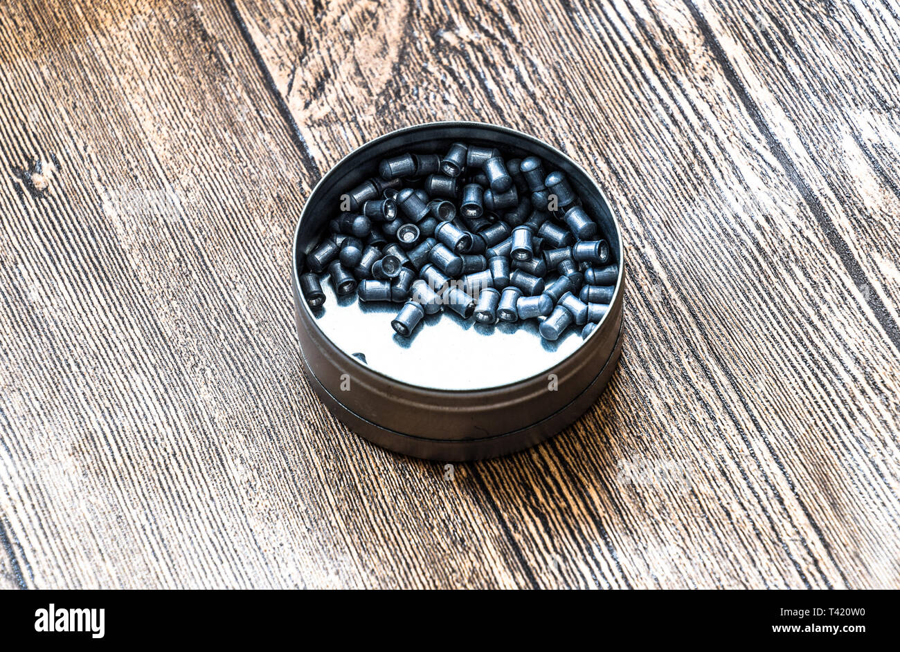 Lead bullets for pneumatic weapons. Bullets of caliber 4.5 mm Stock ...