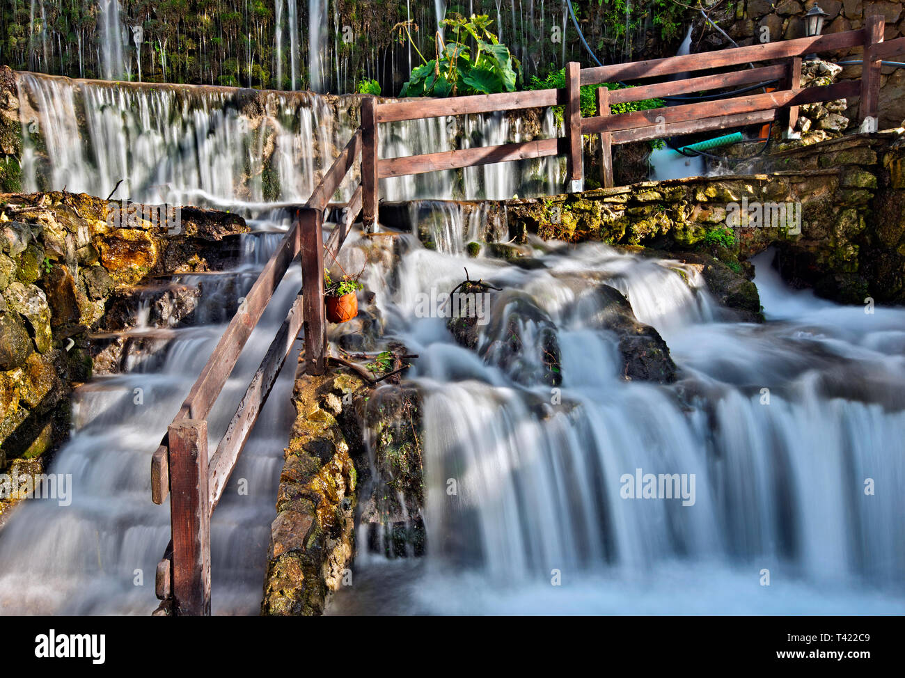 Scenic small waterfalls hi-res stock photography and images - Alamy