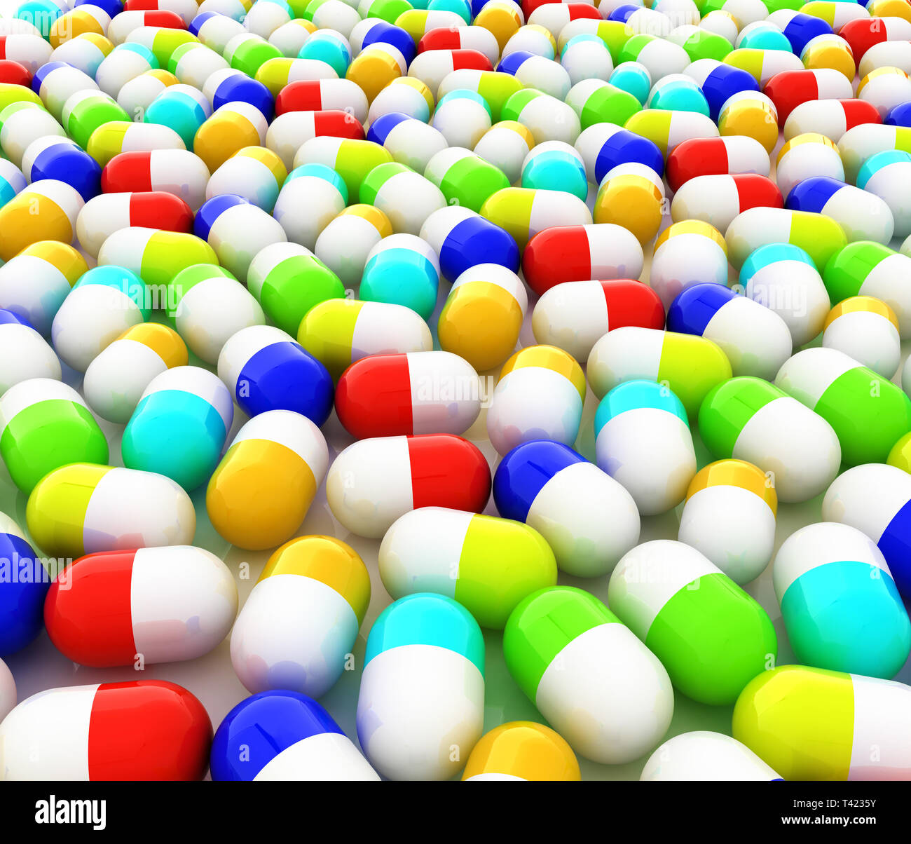 Tablets background. 3D illustration Stock Photo - Alamy