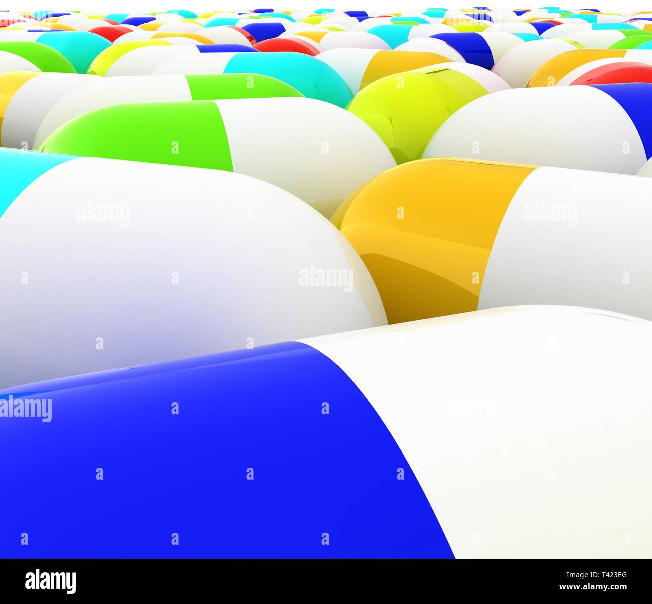Tablets background. 3D illustration Stock Photo - Alamy