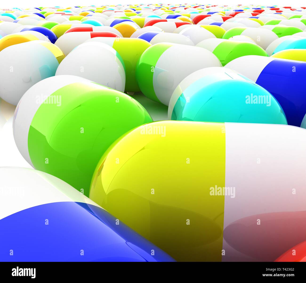 Tablets background. 3D illustration Stock Photo - Alamy