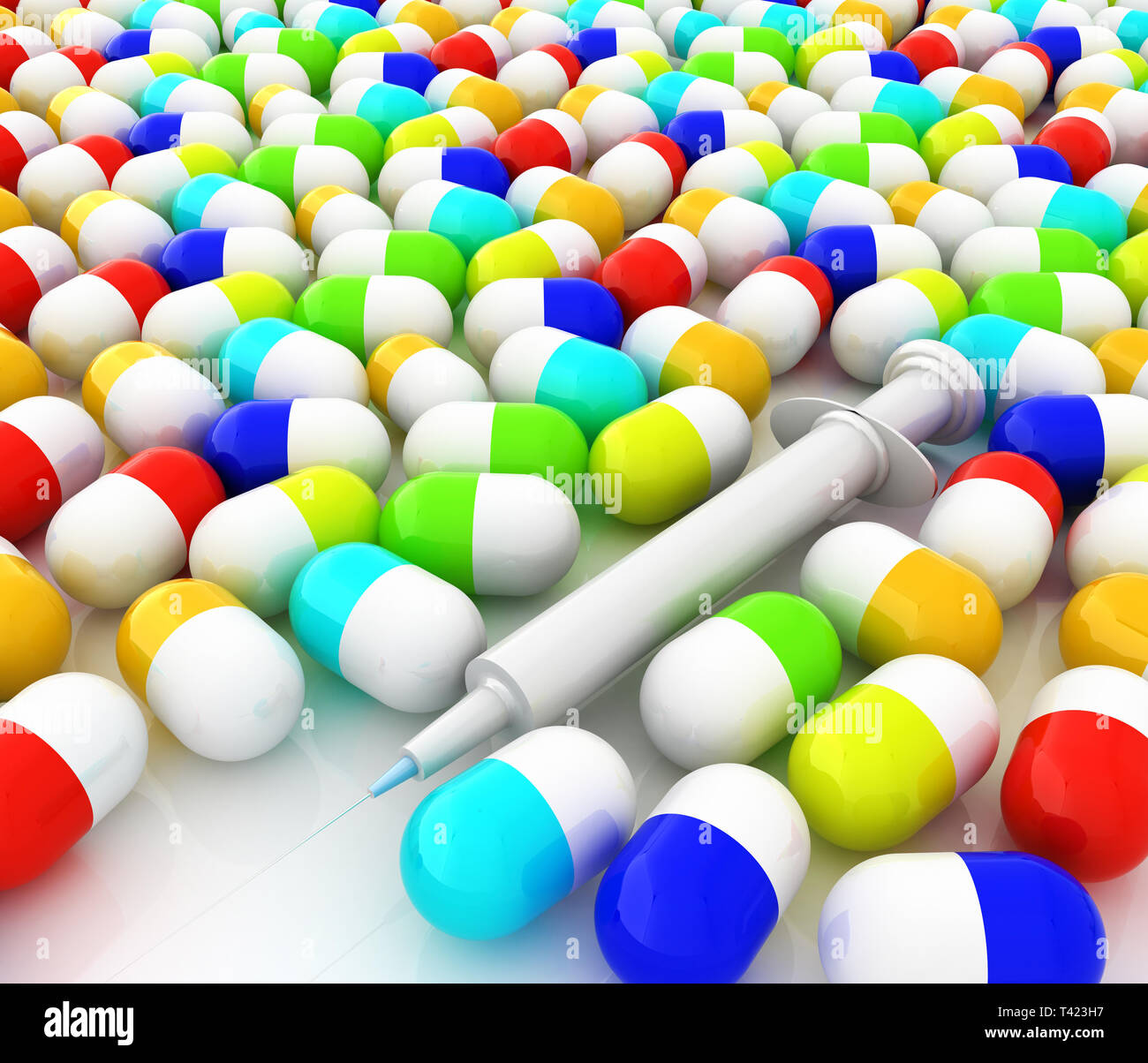 Tablets background. 3D illustration Stock Photo - Alamy