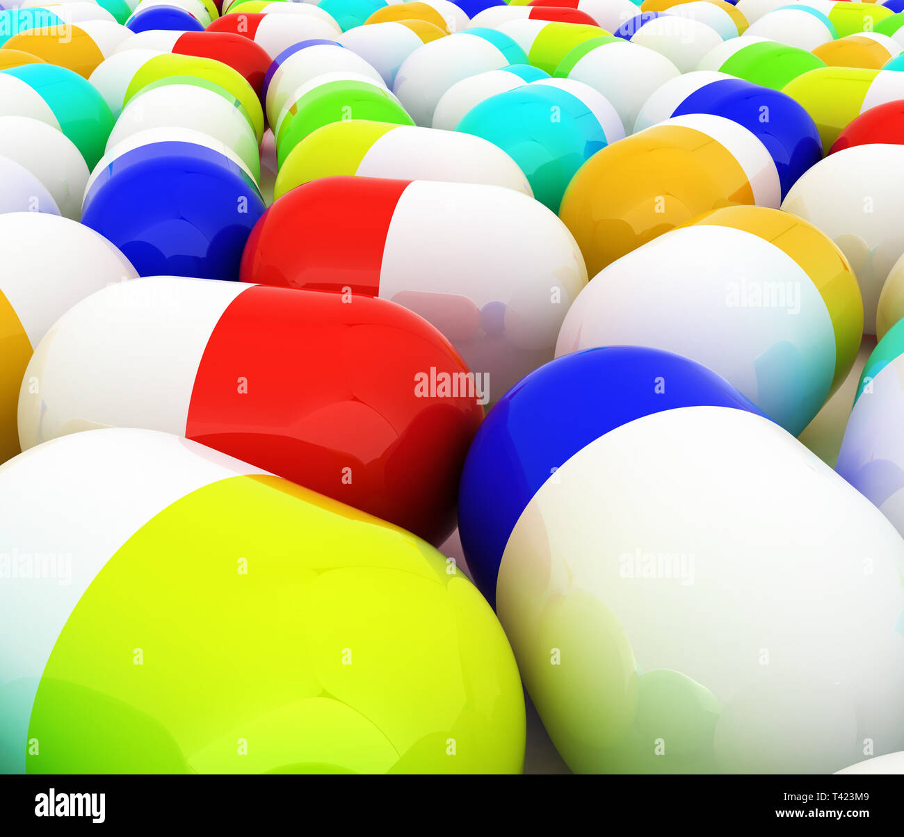 Tablets background. 3D illustration Stock Photo - Alamy