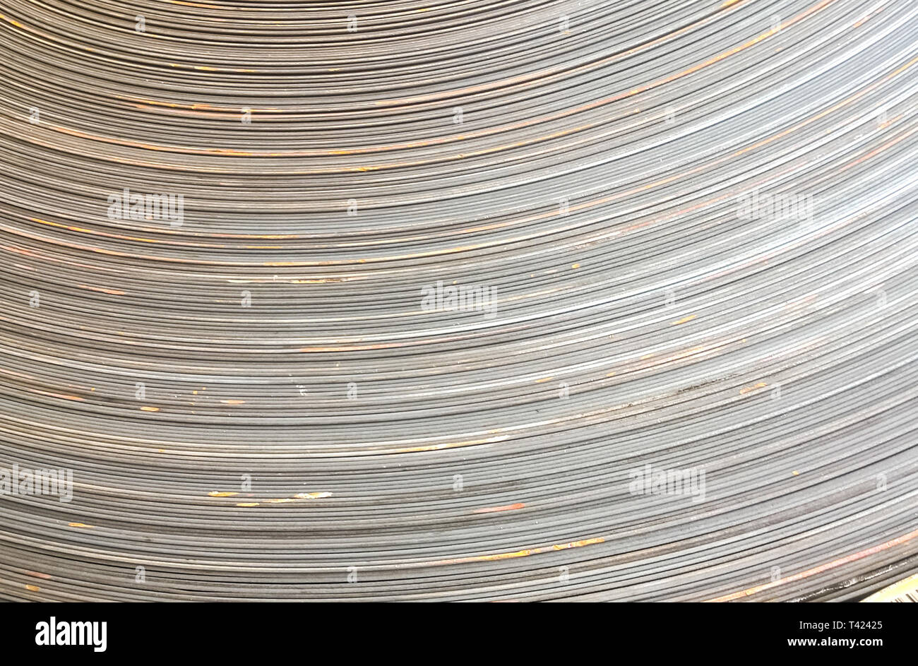 Steel sheets rolled up into rolls. Export Steel. Packing of steel for ...