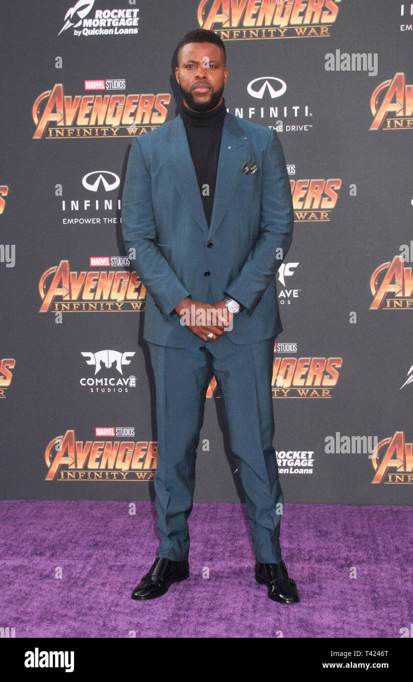 Hollywood, CA, USA. Winston Duke at Premiere Of Disney And Marvel's ...